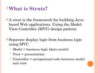 Struts Mrsurwar Ppt PPT