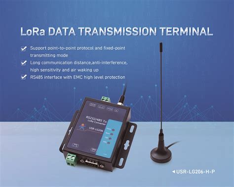 Buy Usr Lg206 H P Iot Lora Modem Serial Rs232 Rs485 To Lora Converter At