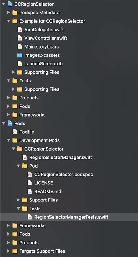 在 Cocoapods Development Pod 中加入 Test Chad