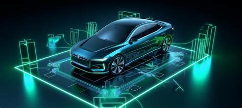 Premium Ai Image D Graphics Rendering Showing A Fully Developed Electric Vehicle Prototype An