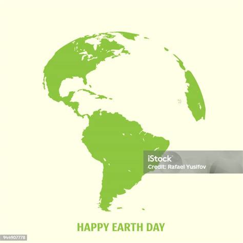 해피 지구의 날 디자인 인사말입니다 벡터 일러스트 레이 션 4월에 대한 스톡 벡터 아트 및 기타 이미지 4월 개념 낮 Istock