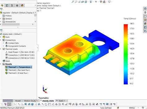 How To Use Solidworks Thermal Simulation Results In A Static Stress