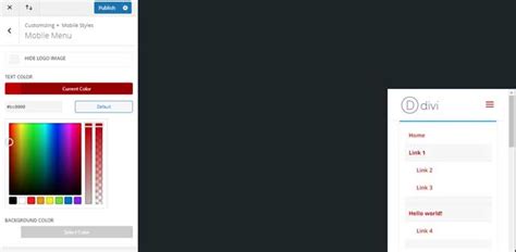 How To Style The Divi Mobile Menu MarkHendriksen Com