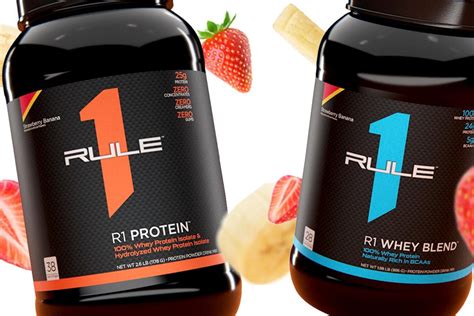 Rule One Launches R1 Protein And R1 Whey Blend In Strawberry Banana