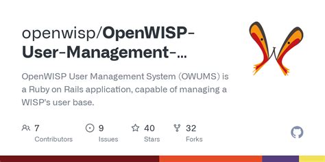 GitHub Openwisp OpenWISP User Management System OpenWISP User Management System OWUMS Is A