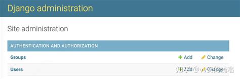 Django笔记三十五之admin后台界面介绍 知乎