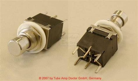 DPDT Momentary Push Switch Metal Pc Mount Switches Optocoupler Switches Optocouplers