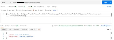 Create Trigger Via Api Technical Assistance Zammad Community
