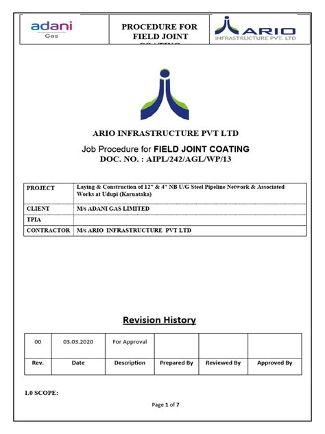 13 Field Joint Coating Pdf Pipe Fluid Conveyance Epoxy