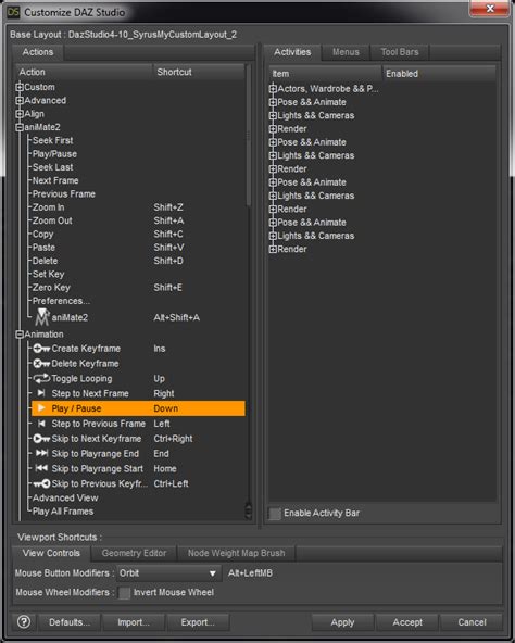 Animate How Do I Pause Animation And Advance One Frame At A Time Daz 3d Forums