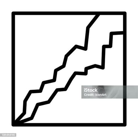 기상 수집에서 금이 지상 아이콘 흰색 배경에 격리 된 얇은 선형 금이 접지 표면 접지 윤곽선 아이콘 라인 벡터는 웹 및 모바일기호 접지 기호를 깨뜨렸다 0명에 대한 스톡