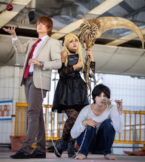 Light Yagami Misa And L Death Note Cosplay By Lightyagamicosplays On
