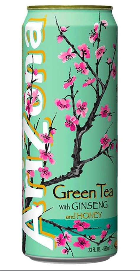 Refreshing Arizona Green Tea With Ginseng And Cherry Blossom Arizona