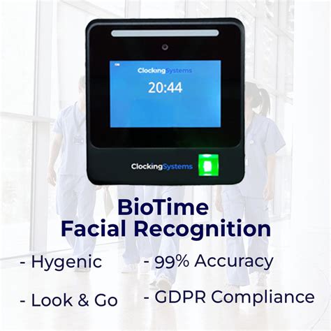Biotime Face Biometric Time And Attendance System With Facial