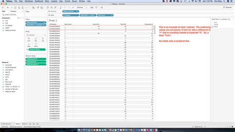 how to calculate variance between 2 columns in a table