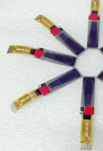 NoEnName Null 0 69 Inch Blue Color OLED 8pin Long FPC Display Screen SSD1307 Controller Welded