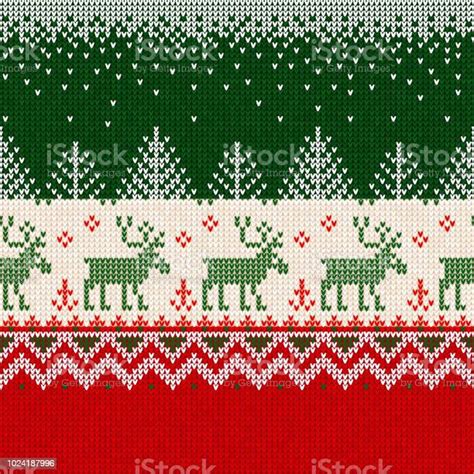 메리 크리스마스 새 해 원활한 패턴 테두리 프레임 스칸디나비아 Deers 스웨터에 대한 스톡 벡터 아트 및 기타 이미지
