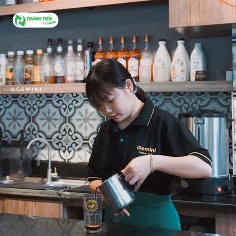 Mẫu Đồng Phục Nhân Viên Cà Phê Gemini Thành Tiến Uniform