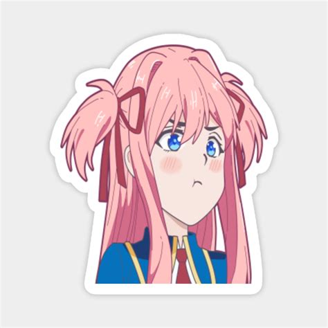 Kinsou No Vermeil Lilia Pout Vermeil In Gold Magnet Teepublic