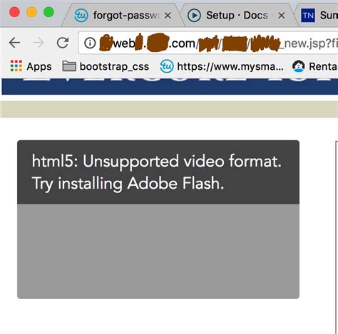 Jsp Flowplayer 704 Flv File Plays From Local Tomcat Server But Not From Server Stack Overflow