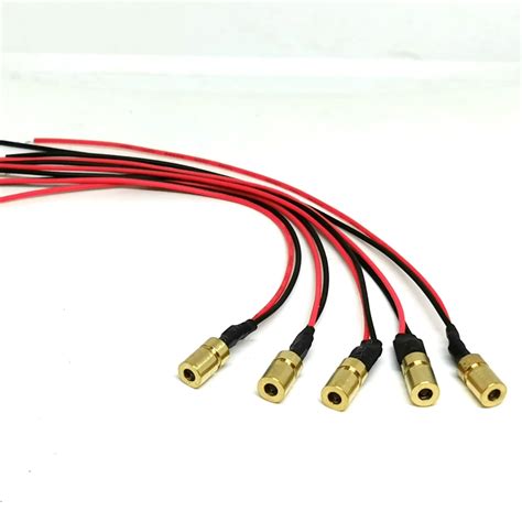 5pcs 3v 780nm 5mw Infra Red Ir Laser Module Mini Focusable Dot Head 6mm