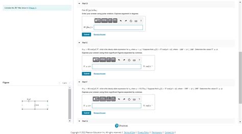 Solved Consider The RC Filter Shown In Figure Figure Chegg