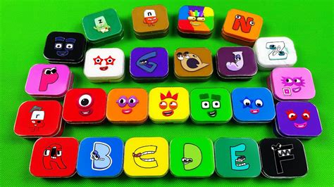 Looking Numberblocks Alphablocks Alphabet Lore With Clay Mini Images