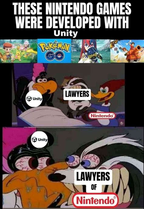 Nintendo S Games Made With Unity Unity Installation Fee Controversy Know Your Meme