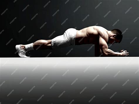Premium Vector Vector Man Planking Isolated