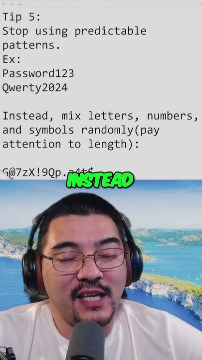 Tip 5 Of 9 Top Password Tips Avoid Predictable Patterns For Security