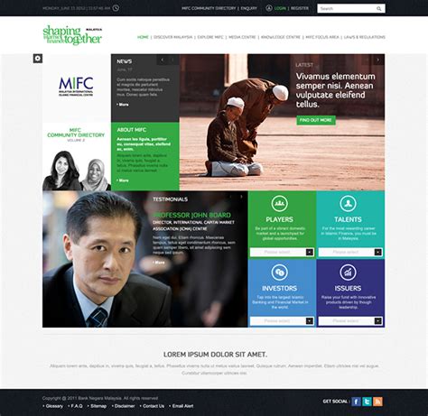 Mifc Corp Site Proposal On Behance