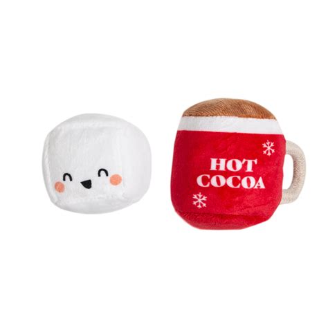 Hot Cocoa And Marshmallows Cat Toy Set Pearhead