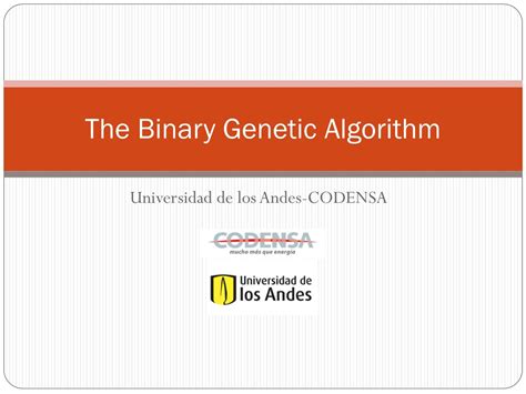 Ppt Binary Genetic Algorithm Optimization Techniques Explained Powerpoint Presentation Id
