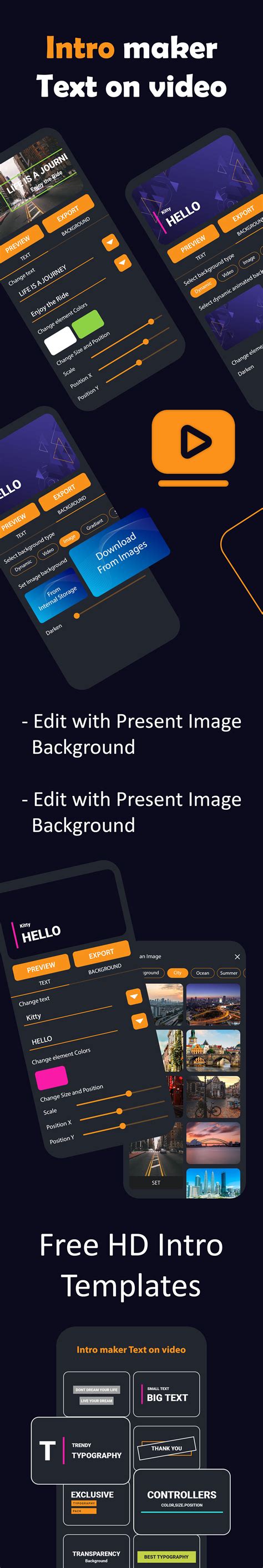 Intro Maker No Watermark Android App Template By Elveeinfotech Codester