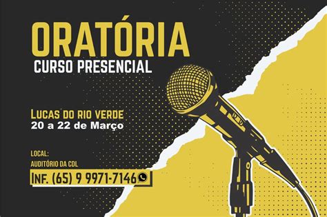 Curso Presencial De Oratória Cdl Lucas