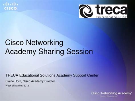Ppt Cisco Networking Academy Sharing Session Powerpoint Presentation