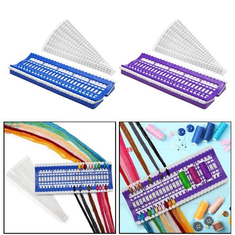 Badu Bg Издръжлив органайзер за шевни конци многократно използваеми пластмасови кръстати бодове