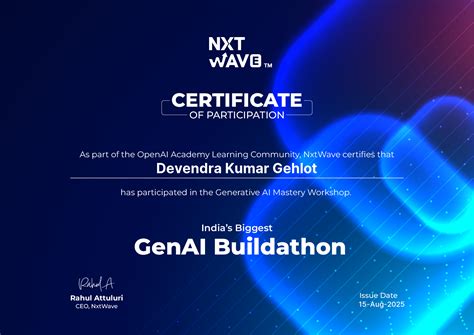 Devendra Kumar Gehlot Data Science And Machine Learning Intern