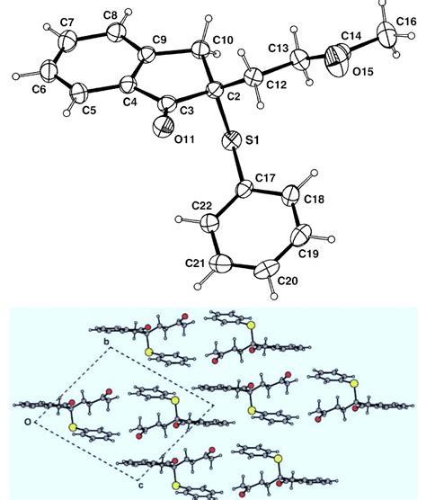 X Ray Crystal Structure Of Adduct 3 Top Ortep Drawing