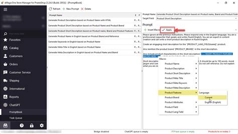 How To Generate Prestashop Short Description Based On Product Name Brand And Product Features