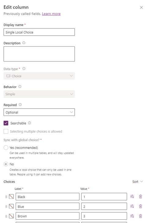 Choice And Lookup Column Power Platform Community