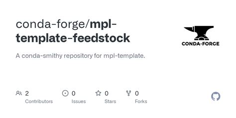 Github Conda Forgempl Template Feedstock A Conda Smithy Repository For Mpl Template
