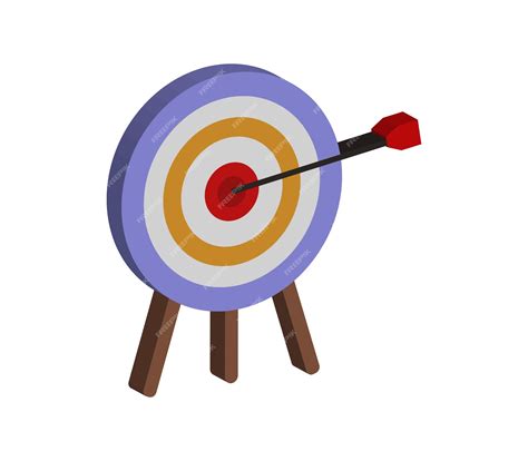 Premium Vector Three Dimensional Target
