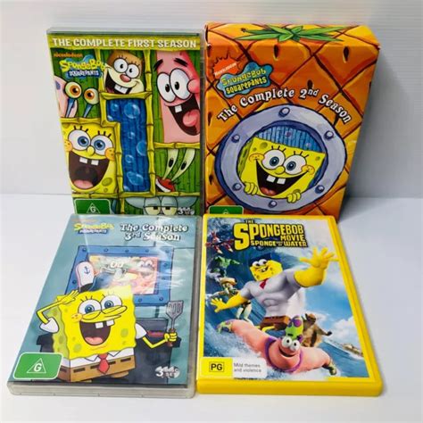 Spongebob Squarepants Seasons 1 3 Spongebob Movie Sponge Out Of