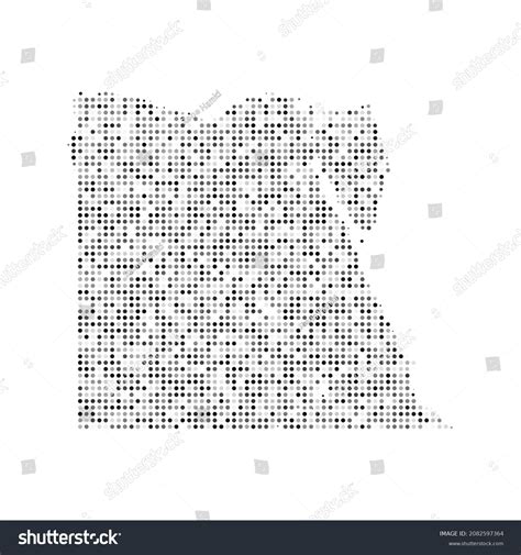Abstract Dotted Black White Halftone Effect Stock Vector Royalty Free 2082597364 Shutterstock
