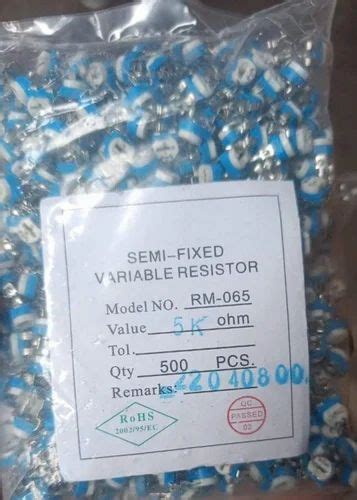 RM 065 Through Hole 5k Variable Resistor For Electronics Appliances 12V At Best Price In New Delhi