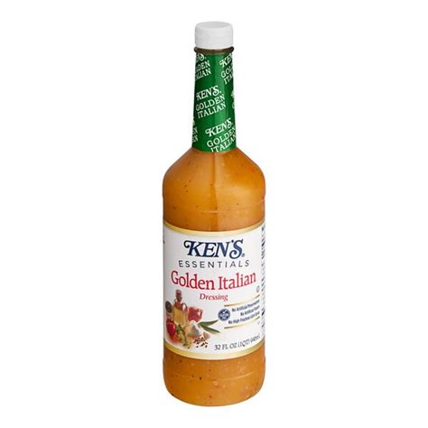 Kens Foods Golden Italian Dressing 32 Fl Oz 6 Case