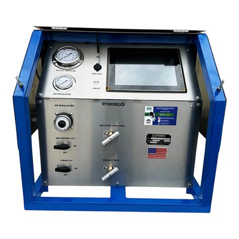 15000 Psi Hydrostatic Test Unit With Digital Chart Recorder