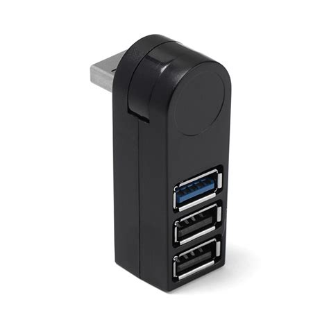 Mini Rotatable 3 Port Usb 3 0 Hub High Speed Data Grandado