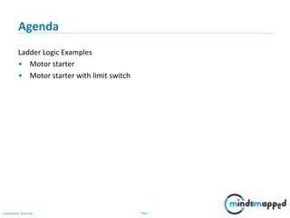 Session 06 Ladder Logic Exercises Slides PPSX